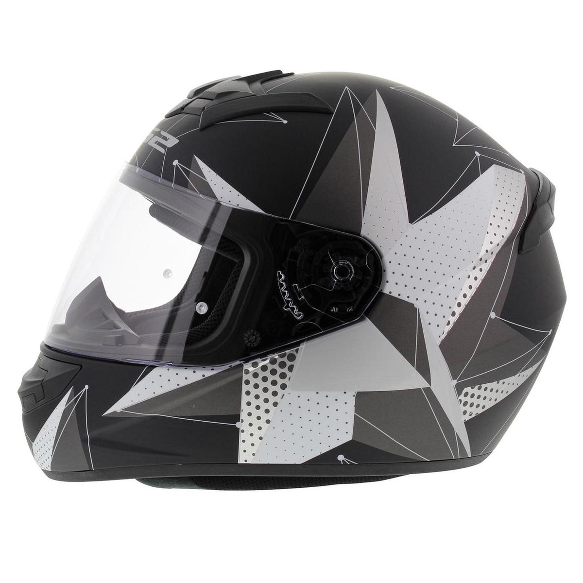 LS2 FF352 Rookie Brilliant helm mat zwart titanium | bol.com