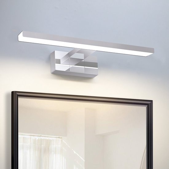 NETTLIFE Spiegellamp badkamer - 30CM - chroom - IP44 - modern - 6W ...