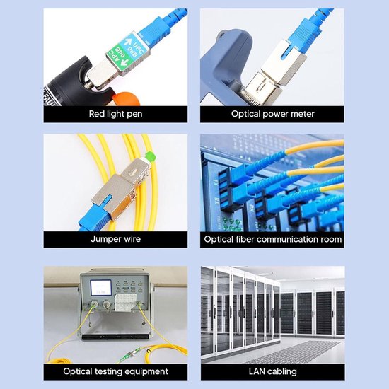 Fiber Adapter SC-APC Plug to SC-UPC Socket SM9/125 Hybrid Adapter ...