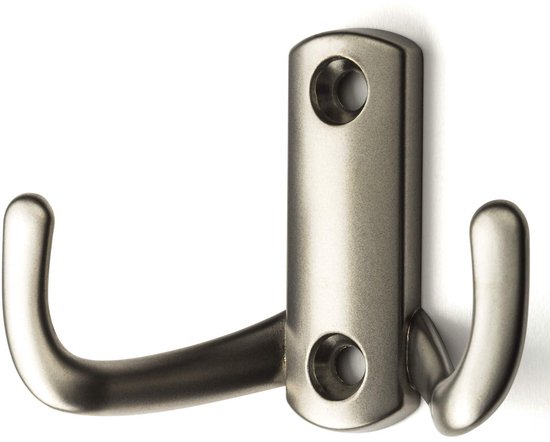 SO-TECH® Garderobehaak JULIE kort / RVS-look mat | bol