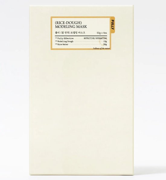 FULLY Rice Dough Modeling Mask | bol