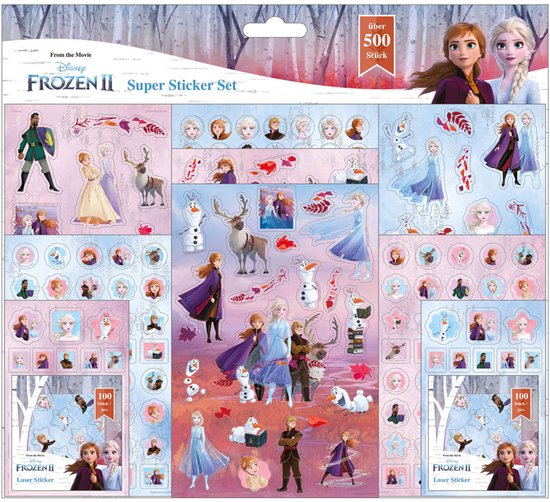 Frozen Sticker set 500 Delig | bol