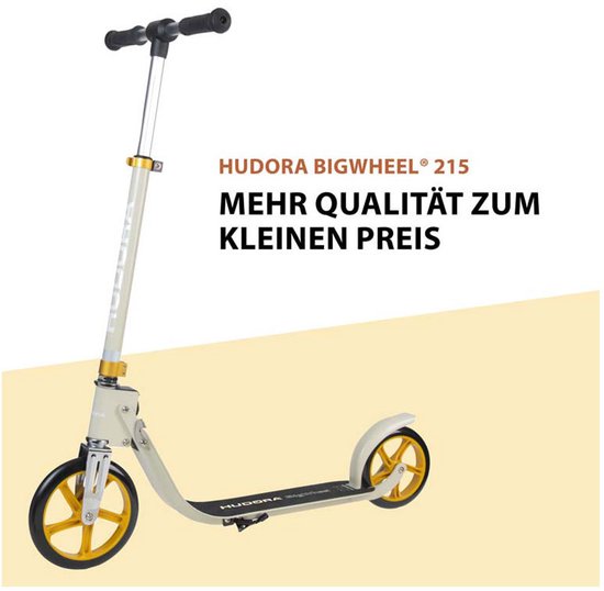 HUDORA Big Wheel Step 215 Scooter - Sand | bol