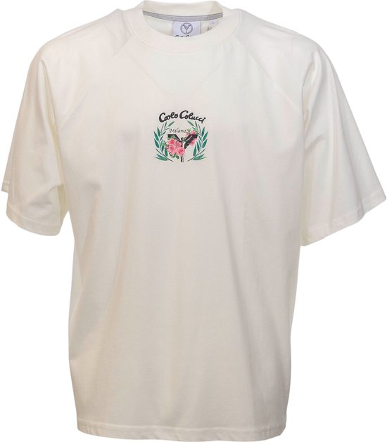 Carlo Colucci Heren T-Shirt Wit C3463/59 | bol