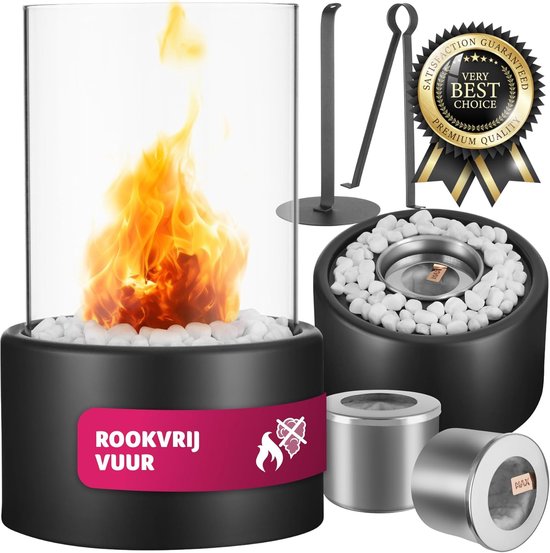 Bio-ethanol tafelhaard - Stijlvolle tafelvuur voor binnen en buiten ...