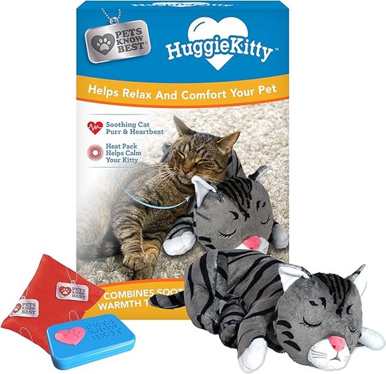Huggie Kitty – Zacht Kattenspeelgoed voor Katten | Kattenspeeltje met ...