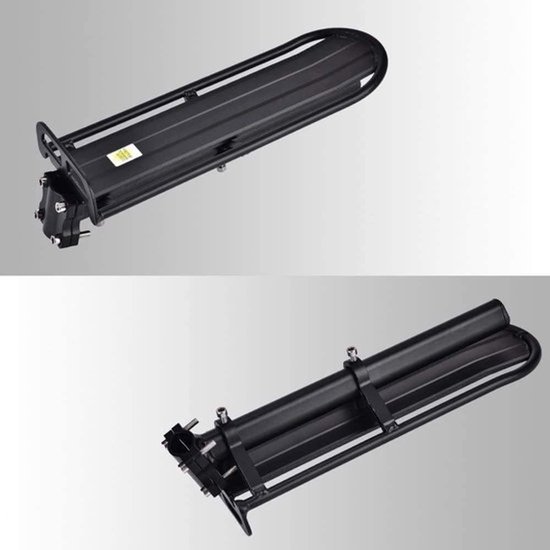 Fiets bagagerek van aluminium zadelpen - Achterplank Postmontage, 10 kg ...