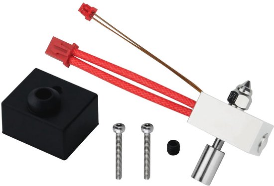 Hoge Temperatuur 300 ℃ Extruder Heater Block Kit voor 3D Printers | bol