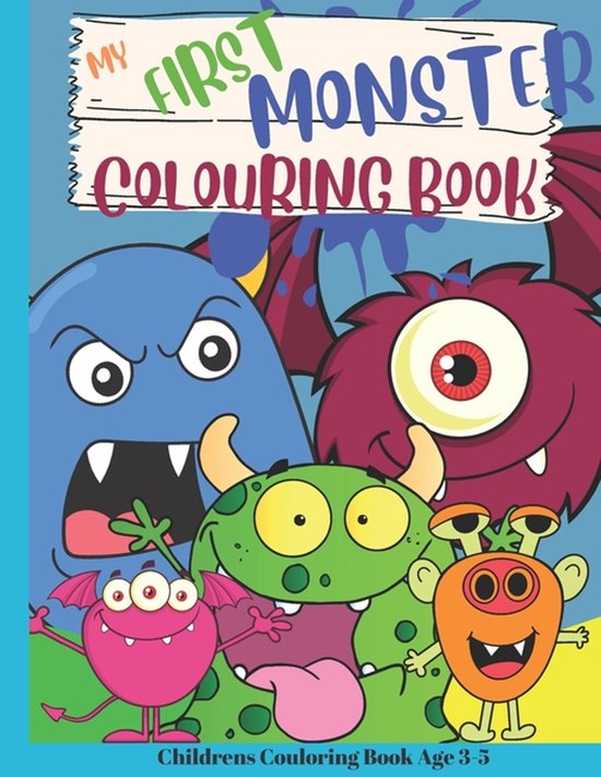 My First Colouring Book Of Monsters, Silverfox Publications ...
