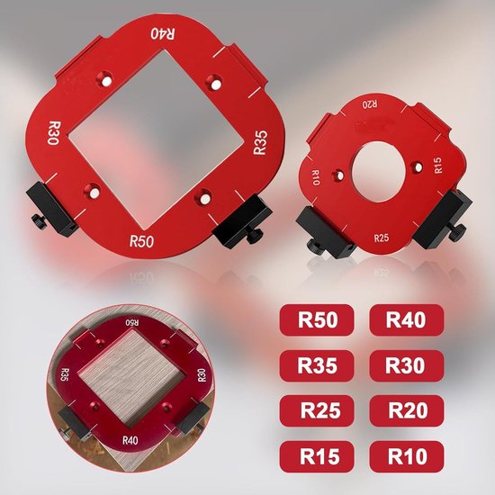 Milling templates radius jig router templates angular robust and easy ...