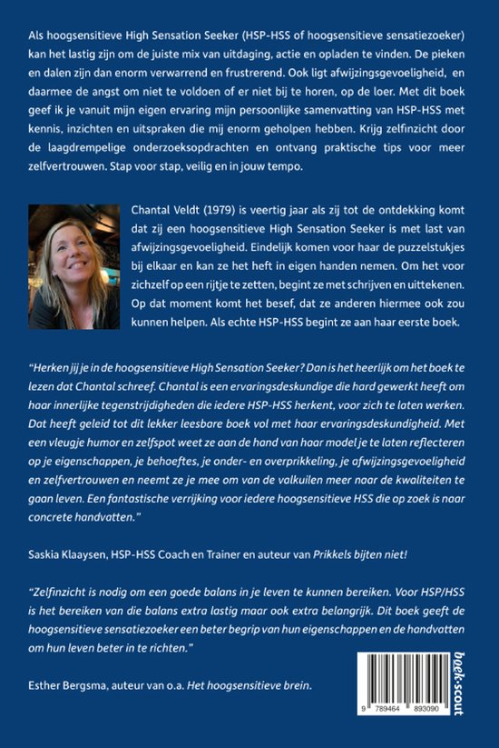 De hoogsensitieve sensatiezoeker is zo gek nog niet, Chantal Veldt ...