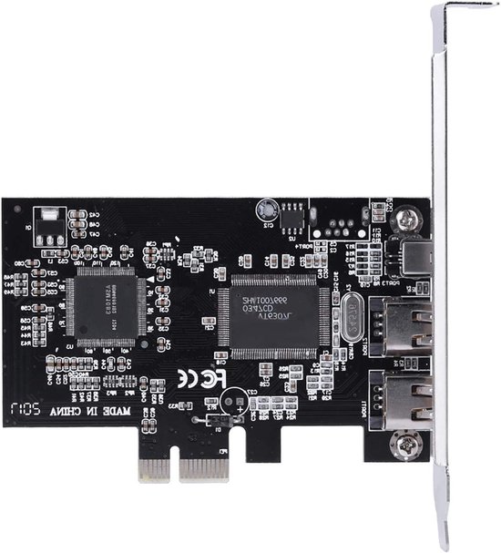PCIe Firewire-kaart voor 10 IEEE 1394 PCI Express-adaptercontroller 4 ...