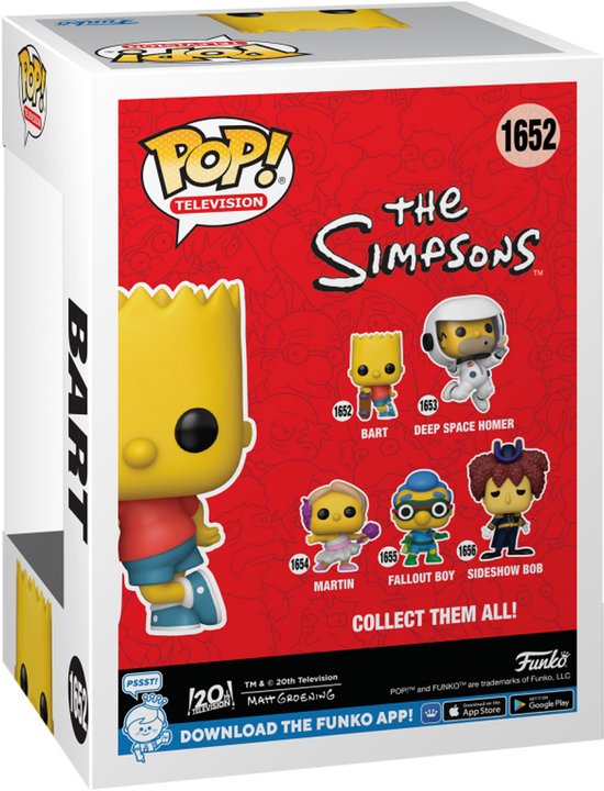 Funko Pop! - The Simpsons - Bart - #1652 | bol
