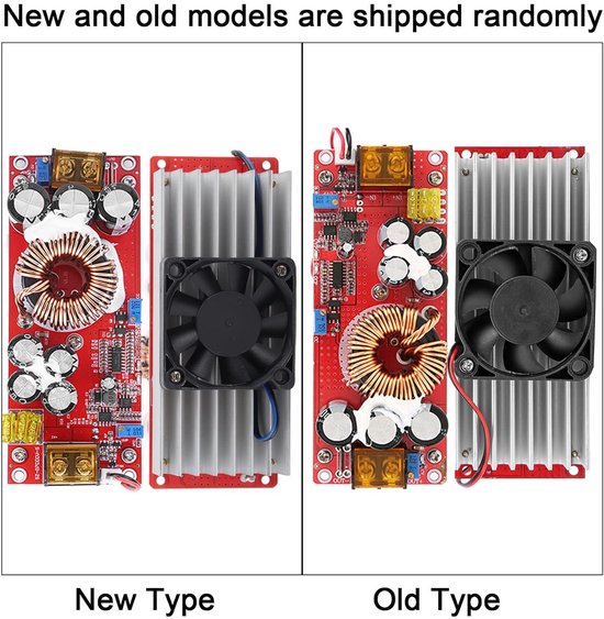 DC-DC omvormer 1500W 30A Boost Converter Module Step Up Converter 10-60V tot 12-97V | bol