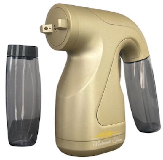 Natural Tan - Spray Tan Machine - Cordless Tan Handy - Goud | bol