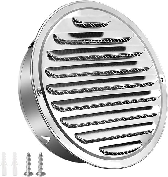 - 100 mm Stainless Steel Ventilation Grille Slat Grille Round ...