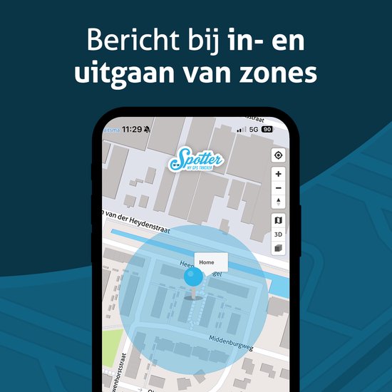 Spotter® GPS Horloge Senioren (4G) – Zonder Abonnement – Met GPS ...
