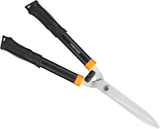 Heggenschaar lengte: 59 cm gehard staal/kunststof zwart/oranje Solid ...