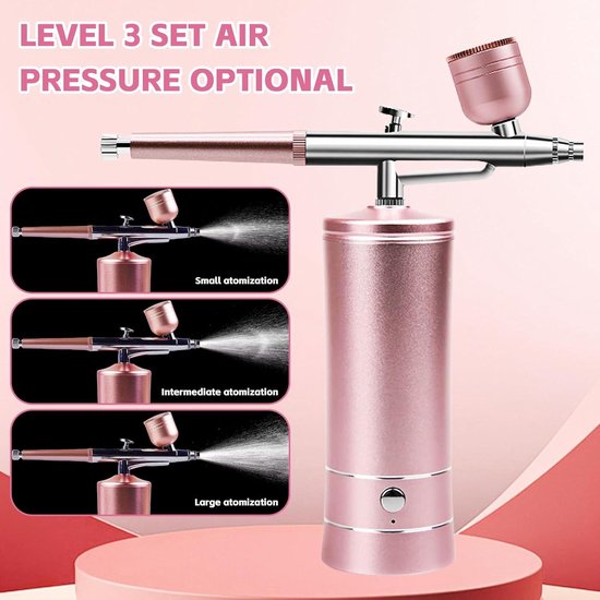 Airbrush-set draadloos met oplaadbare USB-compressor voor ...