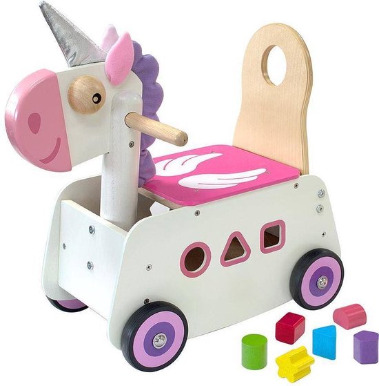 I'm Toy - Houten Loop duwwagen eenhoorn | bol.com I'm Toy - Houten Loop duwwagen eenhoorn | bol.com