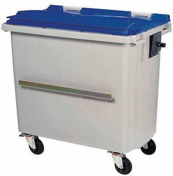 Rossignol Korok grijze polyethyleen afvalcontainer in 2 verschillende ...