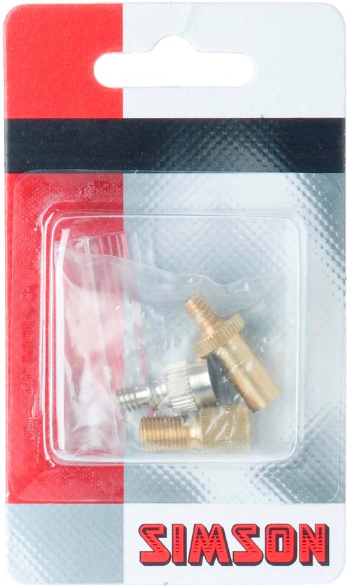Simson Fiets nippelset - verloopnippels - 3-delig - ook voor Frans ventiel | bol