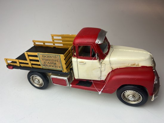 Metalen pick up truck 31 cm Bob's fresh farm | bol