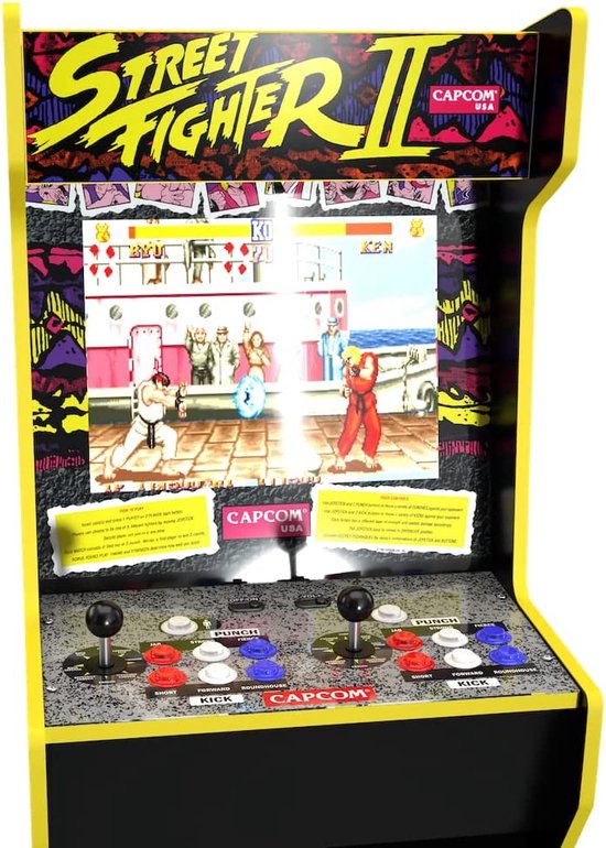 Arcade1Up - Street Fighter Capcom 12-in-1 Legacy Arcade Machine | bol