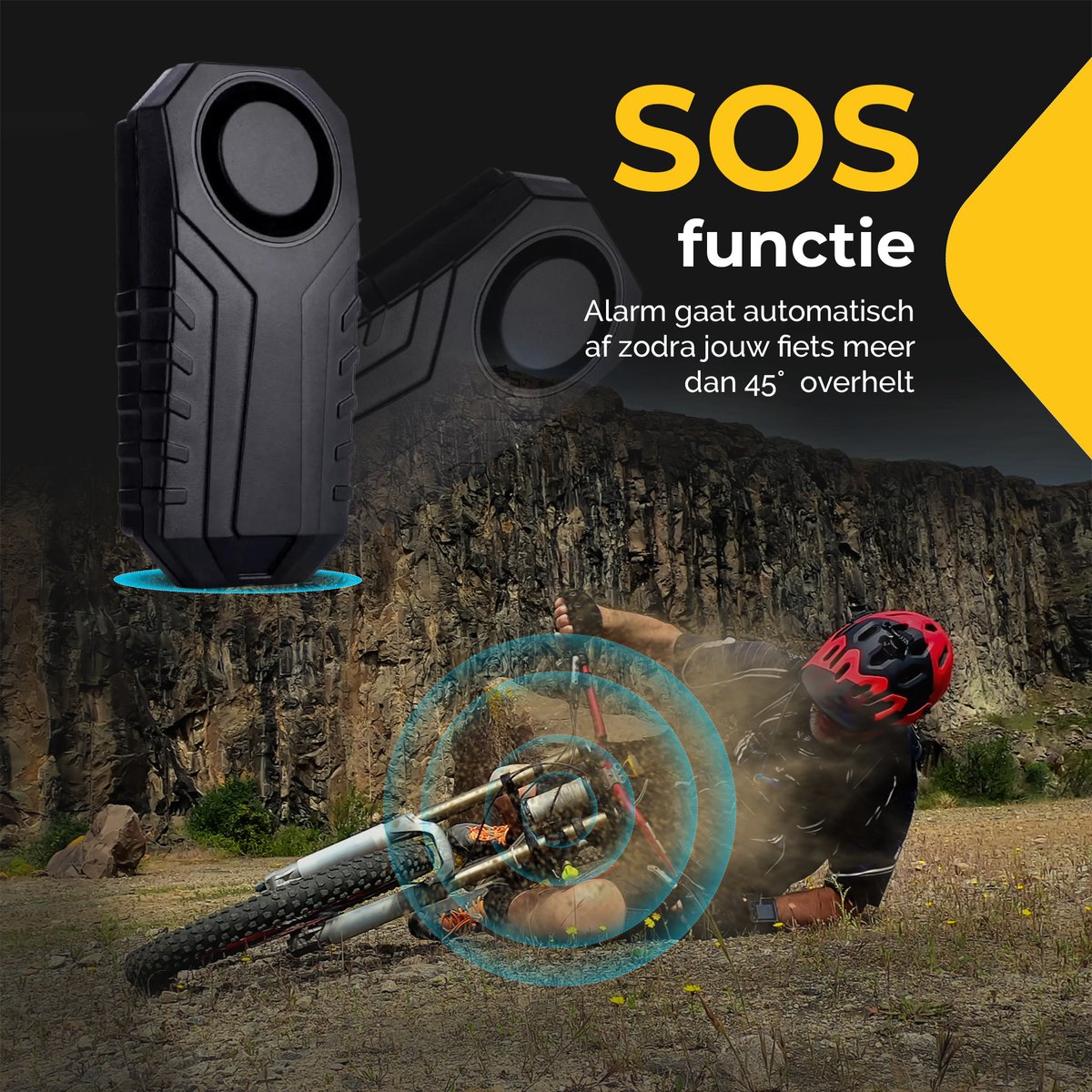 Anti-Diefstal Fietsalarm - Scooter Alarmsysteem - Bike Alarm ...