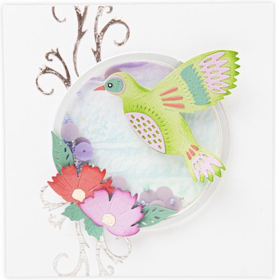 Sizzix Thinlits Die Set Birds & Blossoms | bol