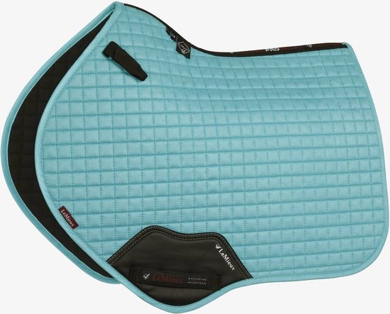 LeMieux Zadeldek Suede Close Contact Square Full Azure | bol