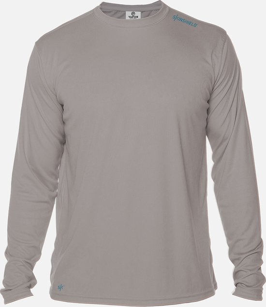 SKINSHIELD - UV Shirt met lange mouwen voor heren - Grijs | bol