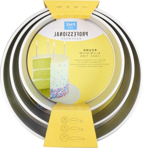 Ronde Cake Pan Nesting Set van 3 - Bakvormen voor taarten van ...
