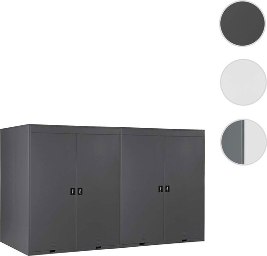 4-fietsenstalling MCW-H66, fietsbox, materiaalberging fietsoverkapping ...