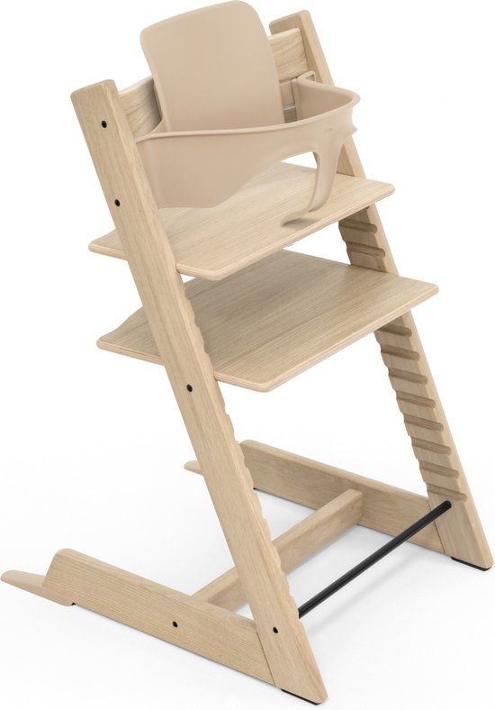 Stokke Tripp Trapp kinderstoel, eiken naturel - inclusief stoel + babyset2 voor... | bol