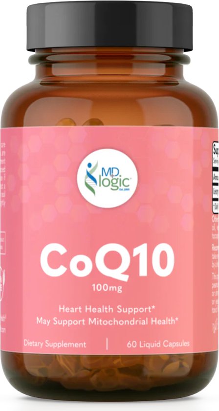 MD Logic Health CoQ10 - Antioxidanten Supplement - Hartgezondheid ...