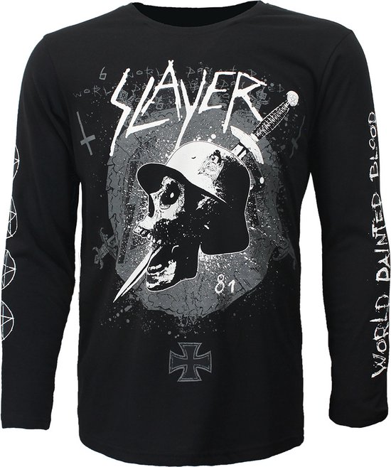 Slayer Soldier Skull Dagger Longsleeve T-Shirt - Officiële Merchandise ...