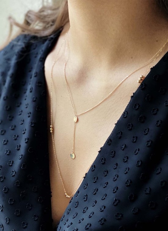 Jackie Long drop Y-Necklace 585 | bol