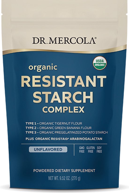 Dr. Mercola - Organic Resistant Starch Complex - Resistent Zetmeel ...