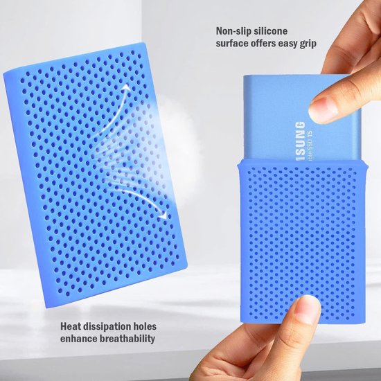 Draagtas Siliconen Cover Combo Samsung T5 T3 250GB 500GB 1TB 2TB SSD ...