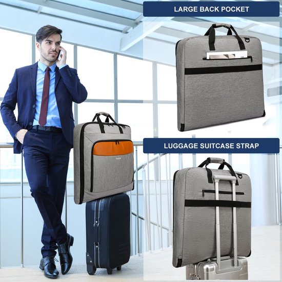 Grote kledingtas, pakken, reistas voor heren, 101 cm, 3 pakken ...