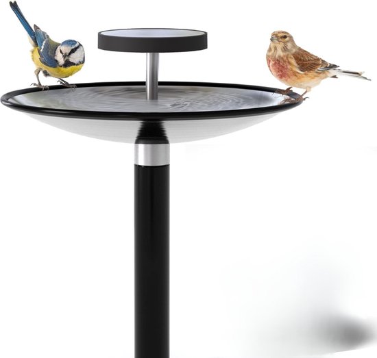 Design Vogelhuis En Vogelbad 2-in-1 met Standaard - Weerbestendig ...