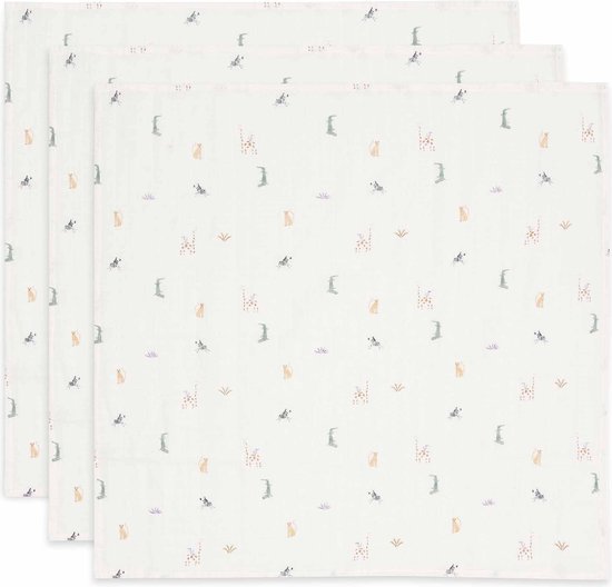 Jollein - Hydrofiele Doek Small 70x70cm - Inbakerdoek, Spuugdoekjes ...