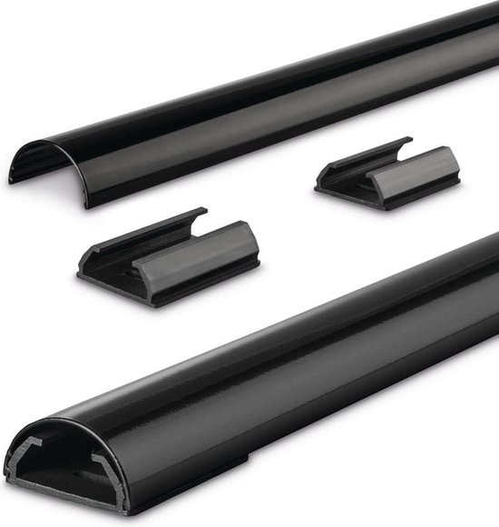 Kabelgoot 110 x 33 x 18 cm aluminium kabeldoorvoer voor maximaal 5 ...