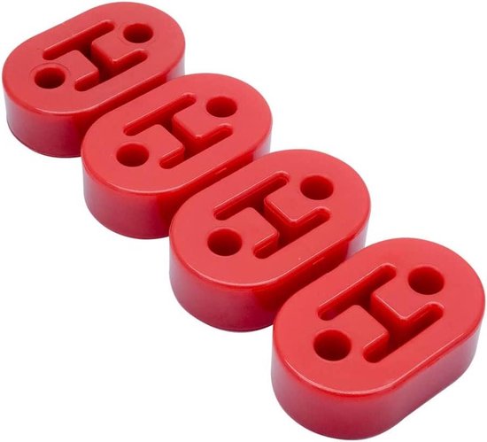 Universele Rode Auto Uitlaat Rubber Mount Beugel Hangers - 4 Stuks ...