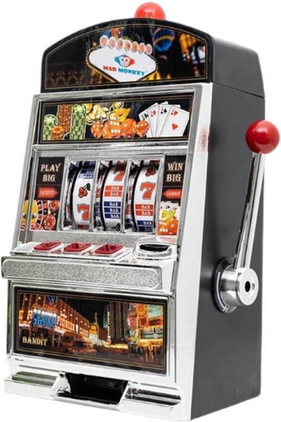 Slot Machine Money Box XL - Slot Machine Money Box Met Licht En Geluid ...