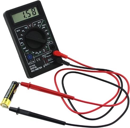 Professionele Digitale Multimeter Inclusief Stroomkabels en Batterij ...