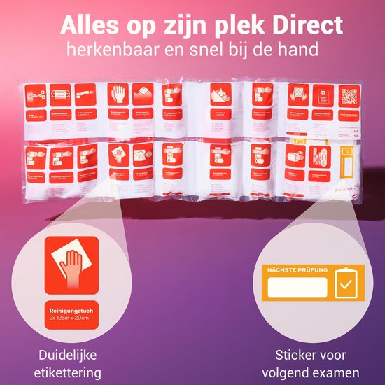 PURAHELP KFZ Navulling DIN 13164 volgens norm 2024 (StVO-conform ...