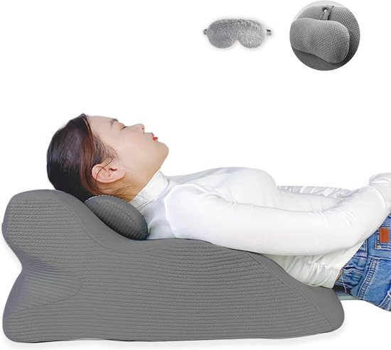 Ergonomisch Multifunctioneel Wigkussen - 5-in-1 Kussen voor Hoofd, Nek ...