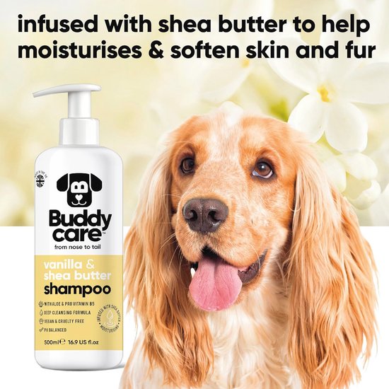 Shampoing Hydratant pour Chien à la Vanille et au Beurre de Karité ...